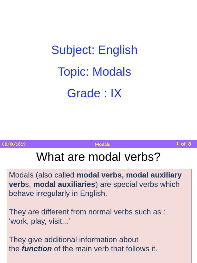 Modals | PDF