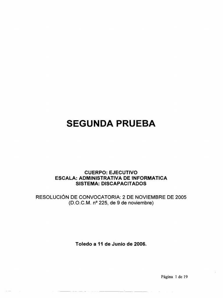 Adm Infor 2 Ejer Dis JCM 2006 | PDF