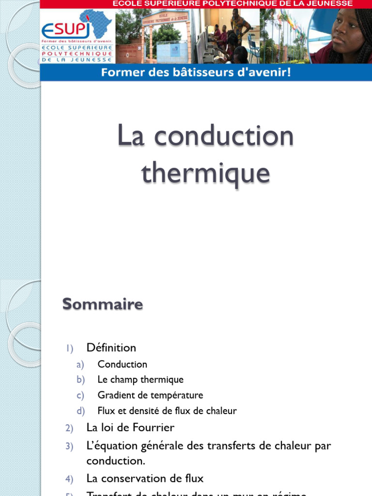 La Conduction Thermique 2023 | PDF