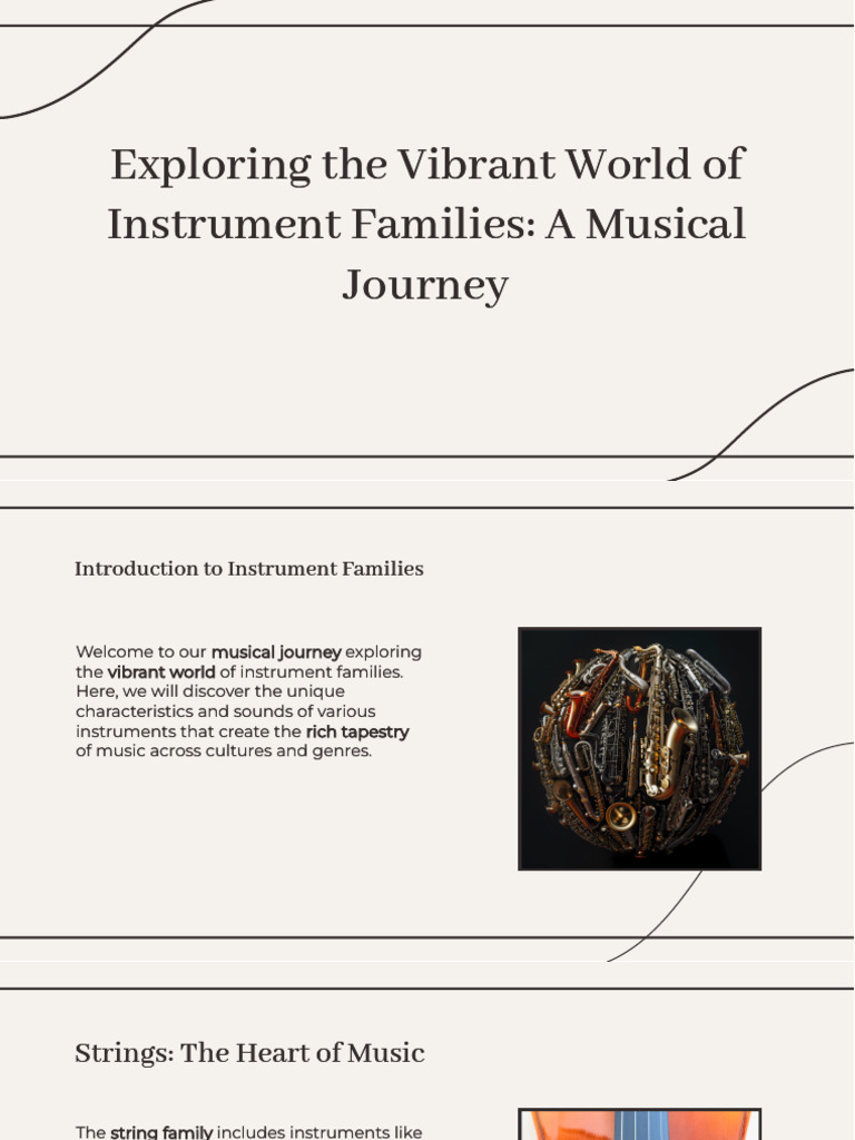 Slidesgo Exploring The Vibrant World of Instrument Families A Musical ...