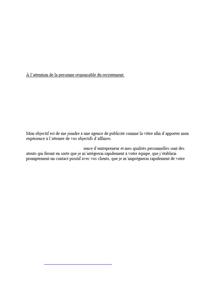 Modele de Brief Agence Votre Meilleur Employe - Compress | PDF