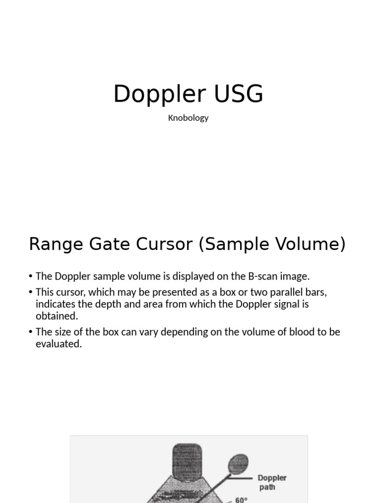 Doppler Knobology 4 | PDF