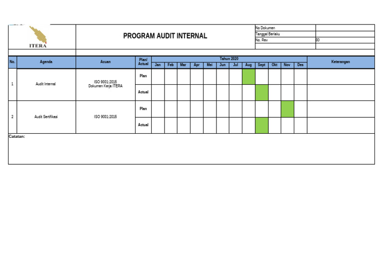FR-01 Program Internal Audit | PDF