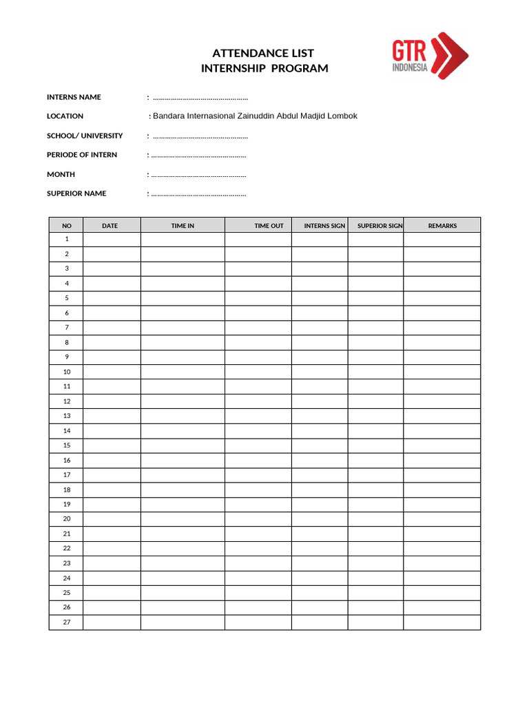 Schedule Jam Masuk | PDF