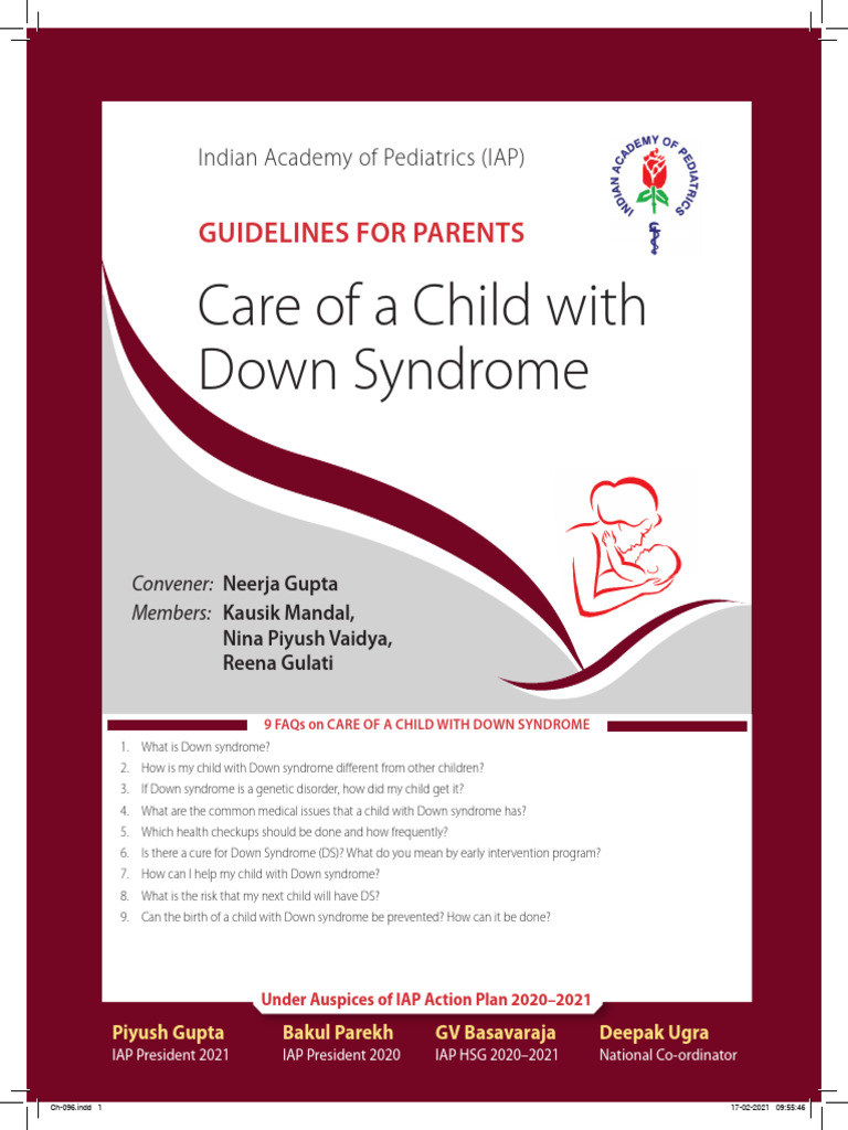 Care-Of-Child-With-Down-Syndrome Case Study | PDF | Chromosome | Down ...
