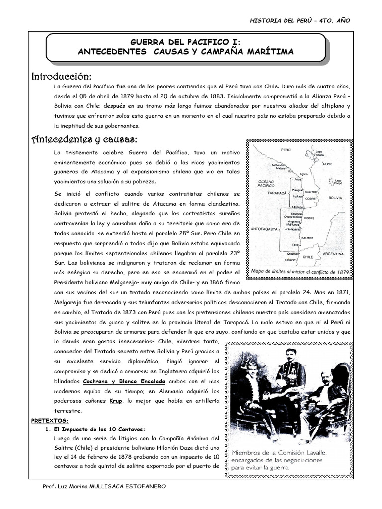 Guerra Del Pacifico | PDF