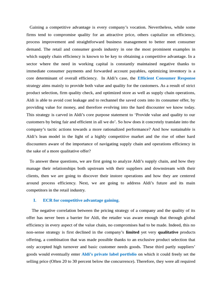 ALDI Case Younes TOUBBALI | PDF