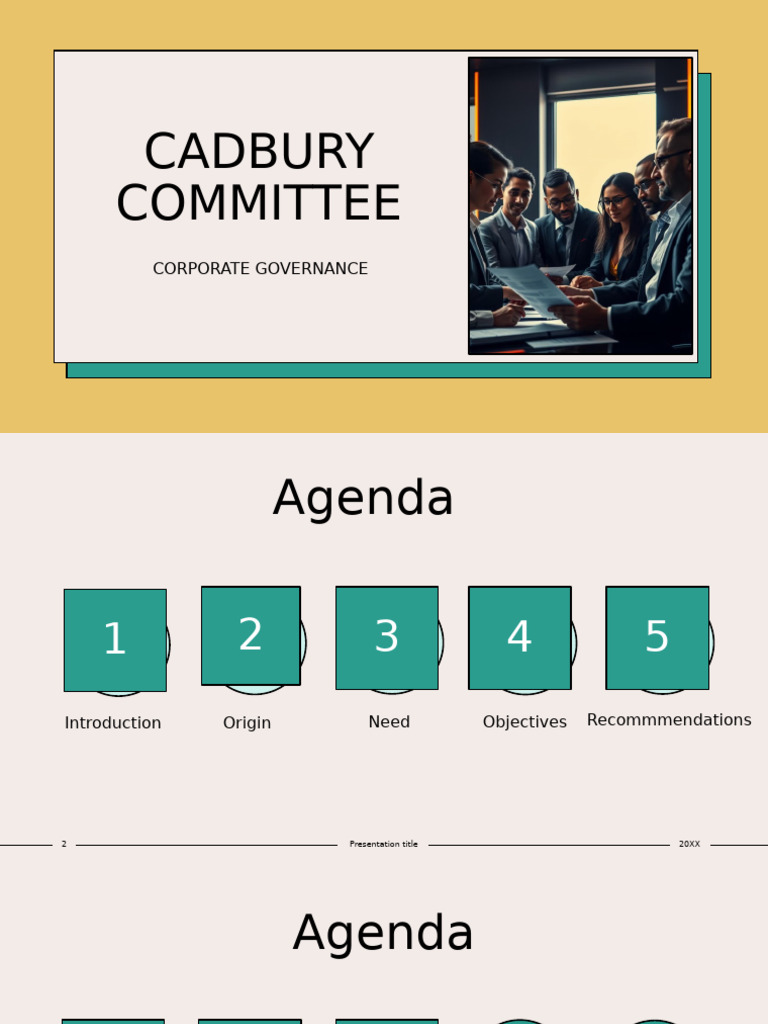 Cadbury Committee | PDF
