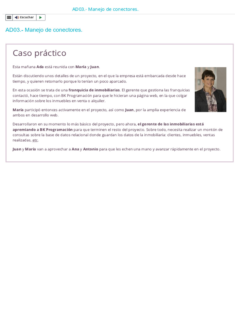 AD03.- Manejo de Conectores | PDF