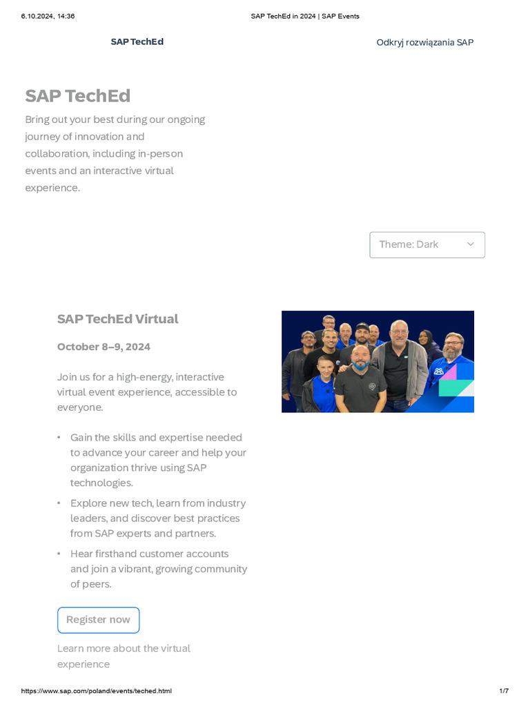 SAP TechEd in 2024 - SAP Events | PDF | Learning | Art