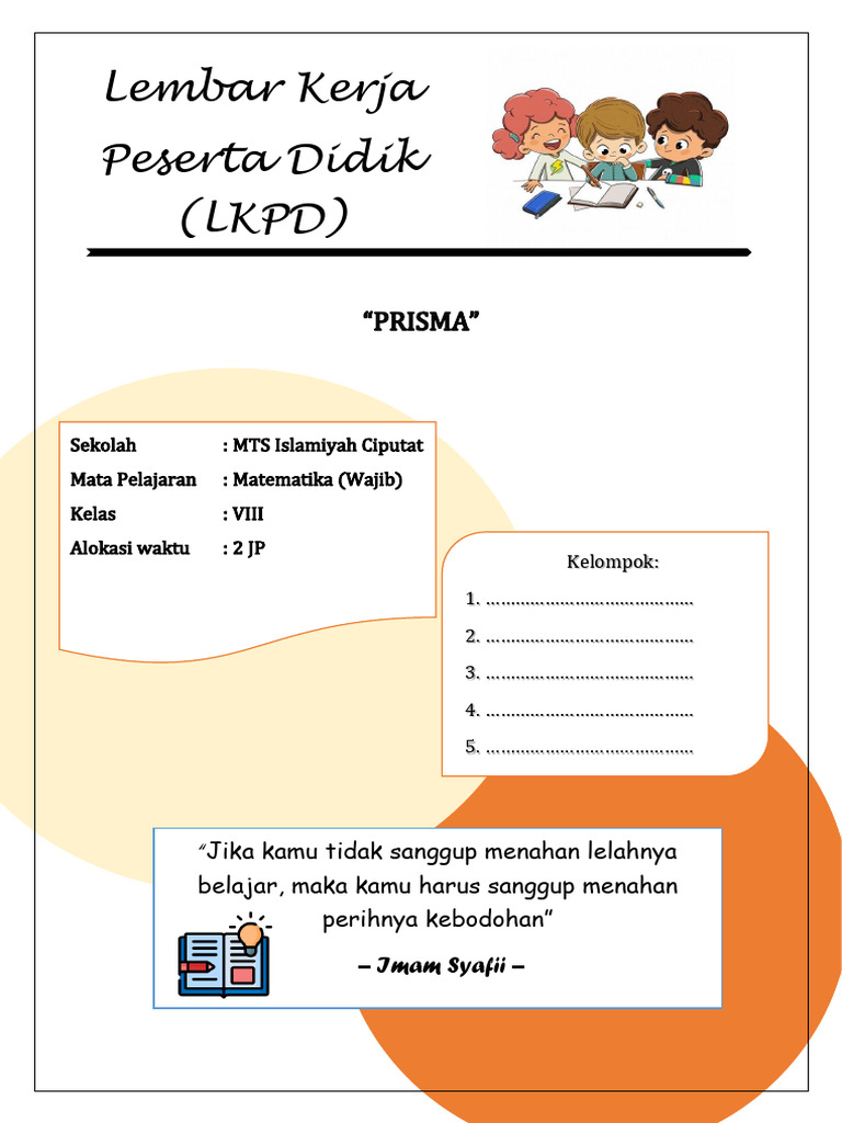 Pert3, LKPD Prisma (Repaired) | PDF