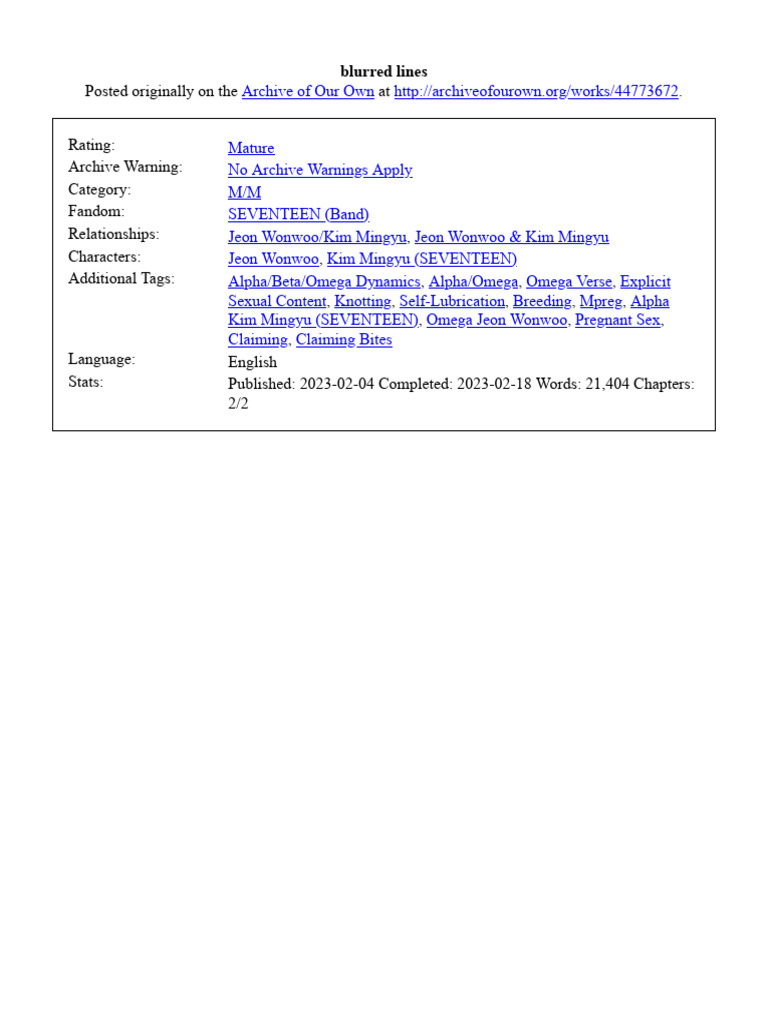 Blurred Lines | PDF