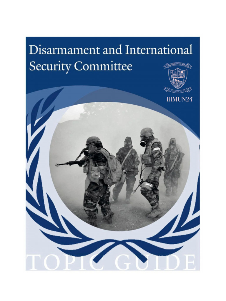 IHMUN 24' DISEC Background Guide 1 | PDF