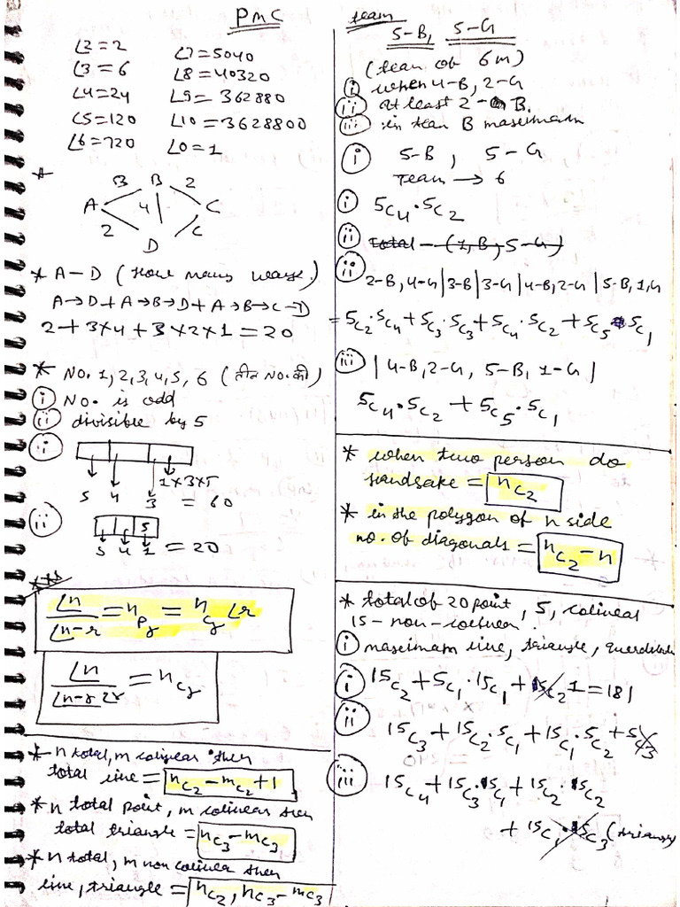 Permutations and Combination Full Concept | PDF
