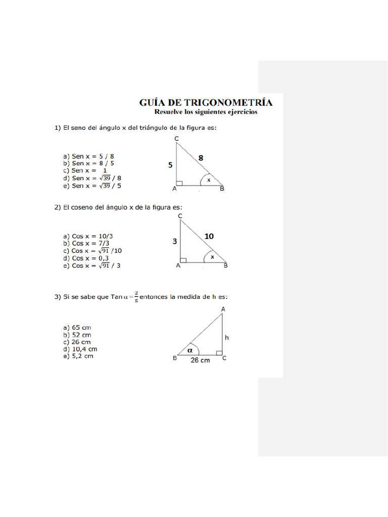 TRIGONOMETRIA | PDF