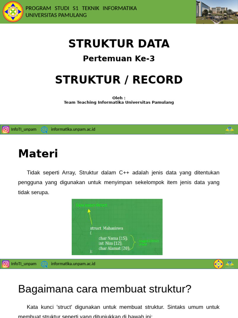 Struktur Data - Pert-3 | PDF