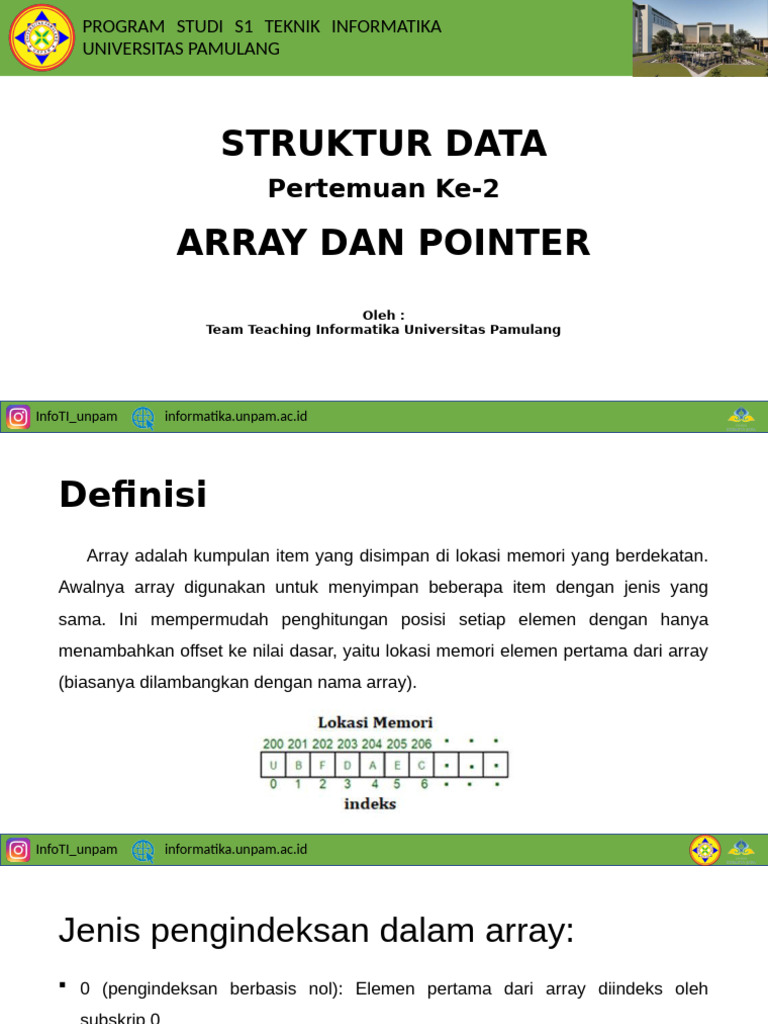 Struktur Data - Pert-2 | PDF