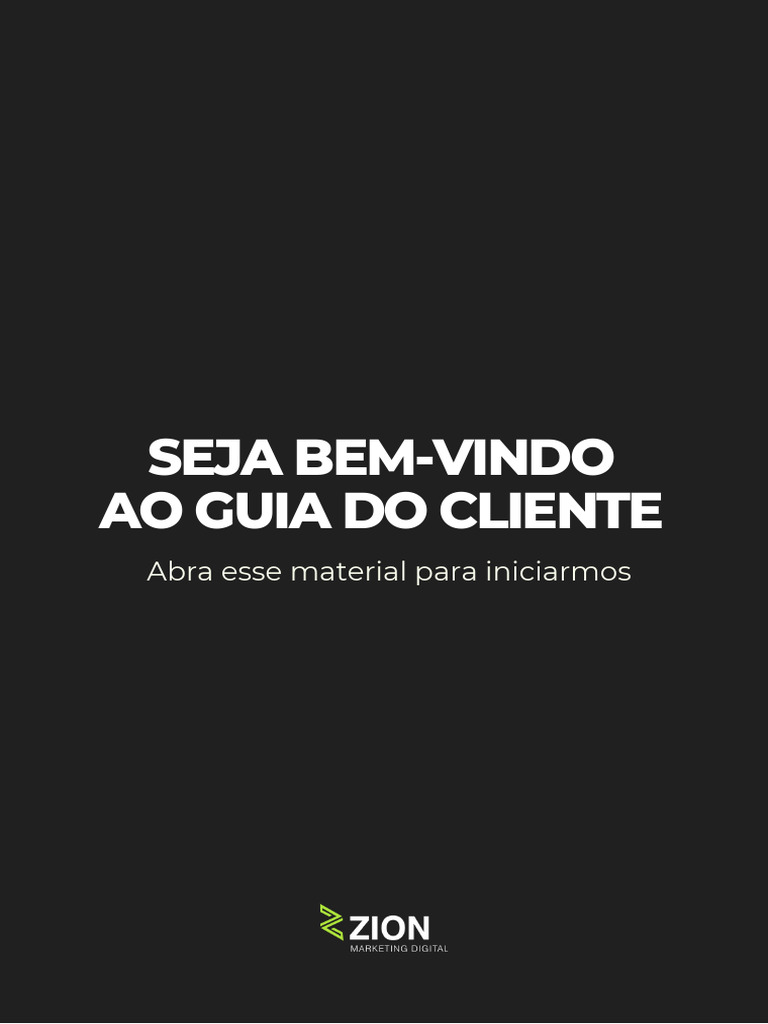Guia Do Cliente Zion | PDF