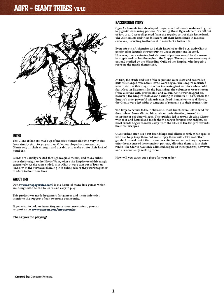 AOFR - Giant Tribes 3.4.0 | PDF