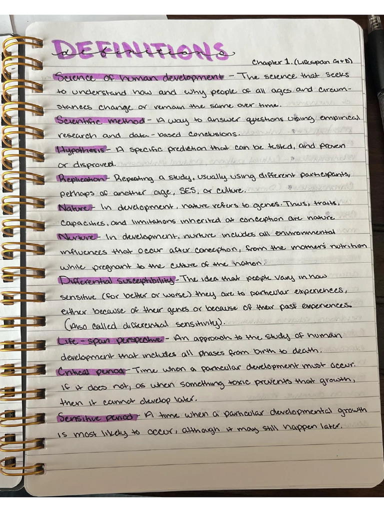 Science Definitions Chapter 1 | PDF