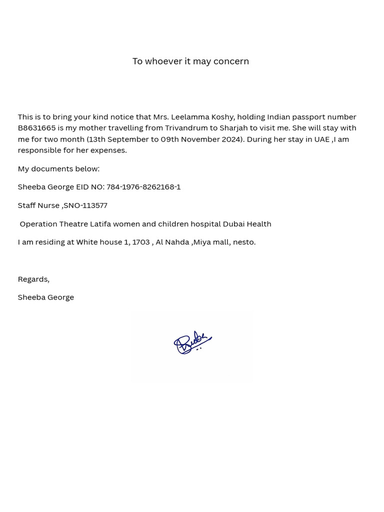 To whoever it may concern | PDF