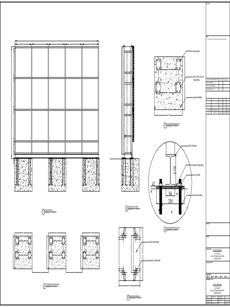 5x3 Outdoor Led Screen Foundation Dtails | PDF | Building Engineering ...