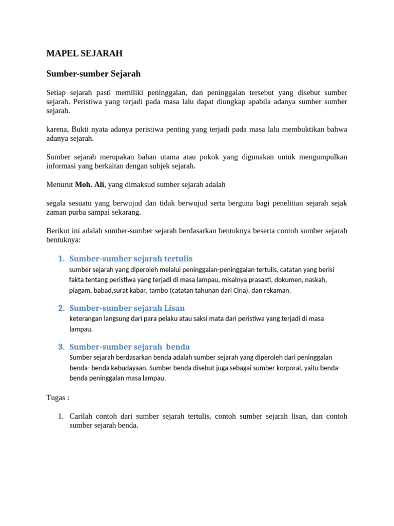 Mapel Sejarah Bab 2 | PDF