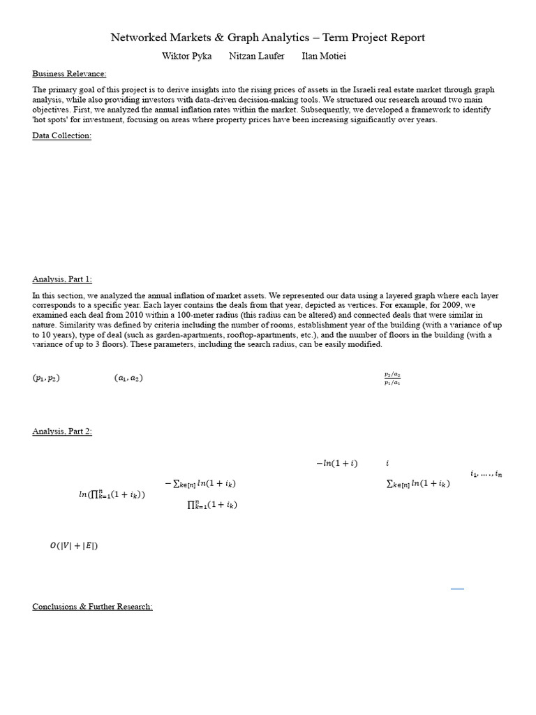 Term Project Report | PDF