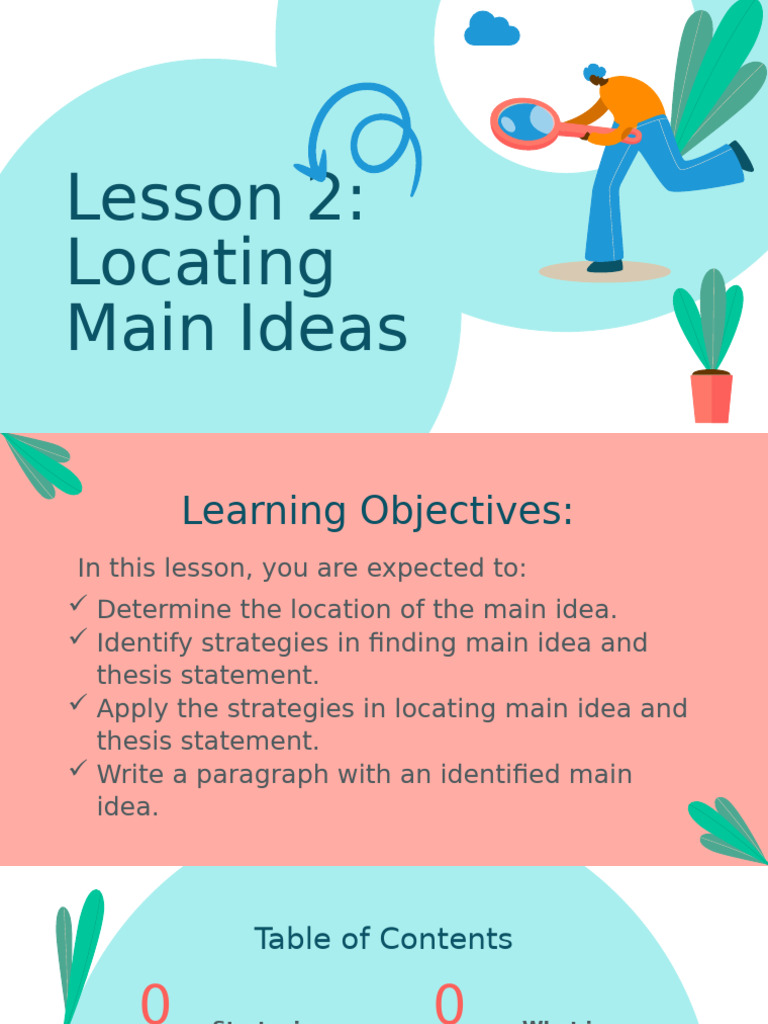 Main Ideas | PDF