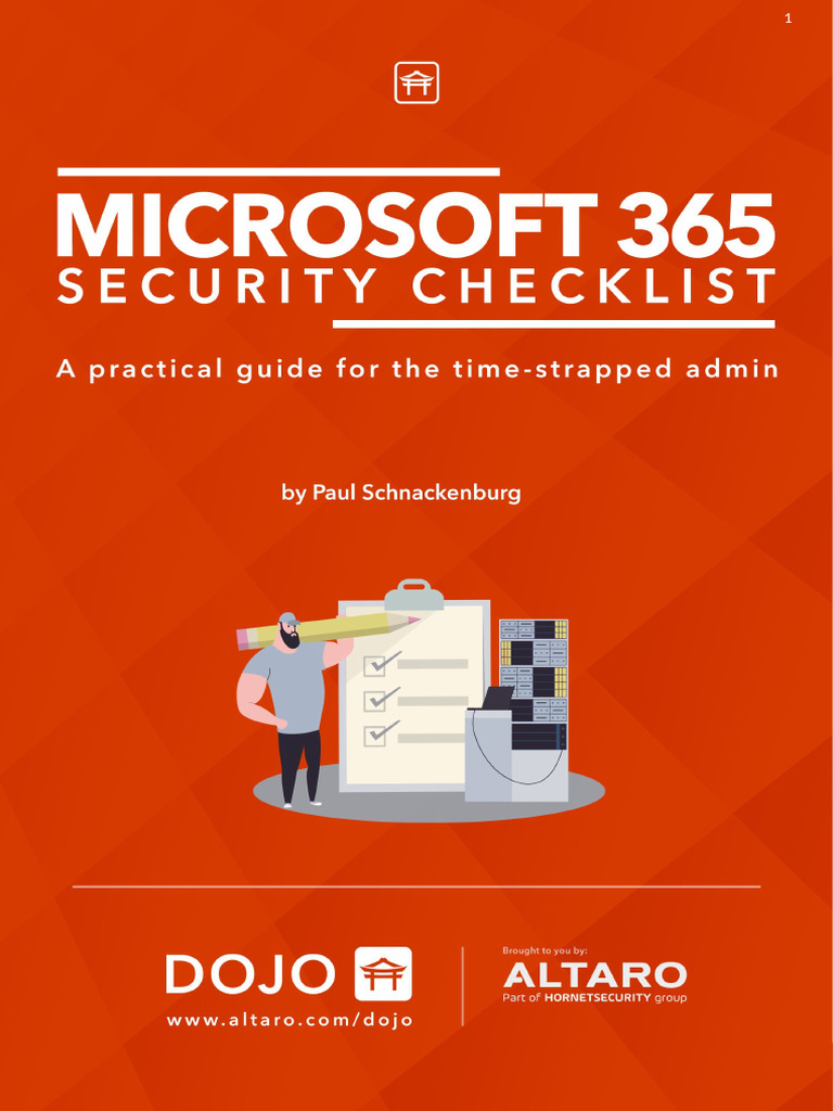 eBook-Microsoft-365-security-checklist - Portugues | PDF | Cyberwarfare | Security