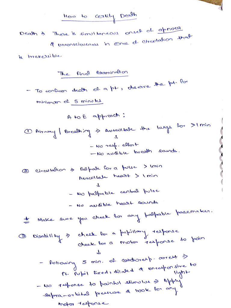 Death Certification | PDF