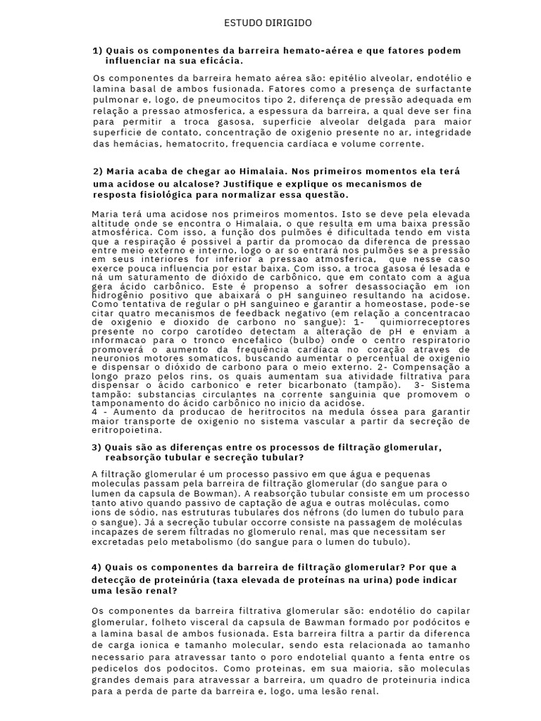 Estudo Dirigido PDF | PDF