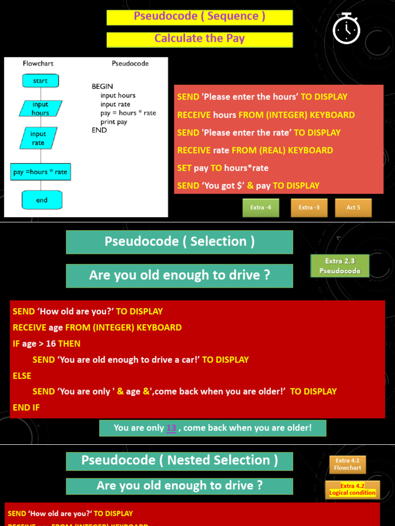C01.Algorithm Pseudocode | PDF