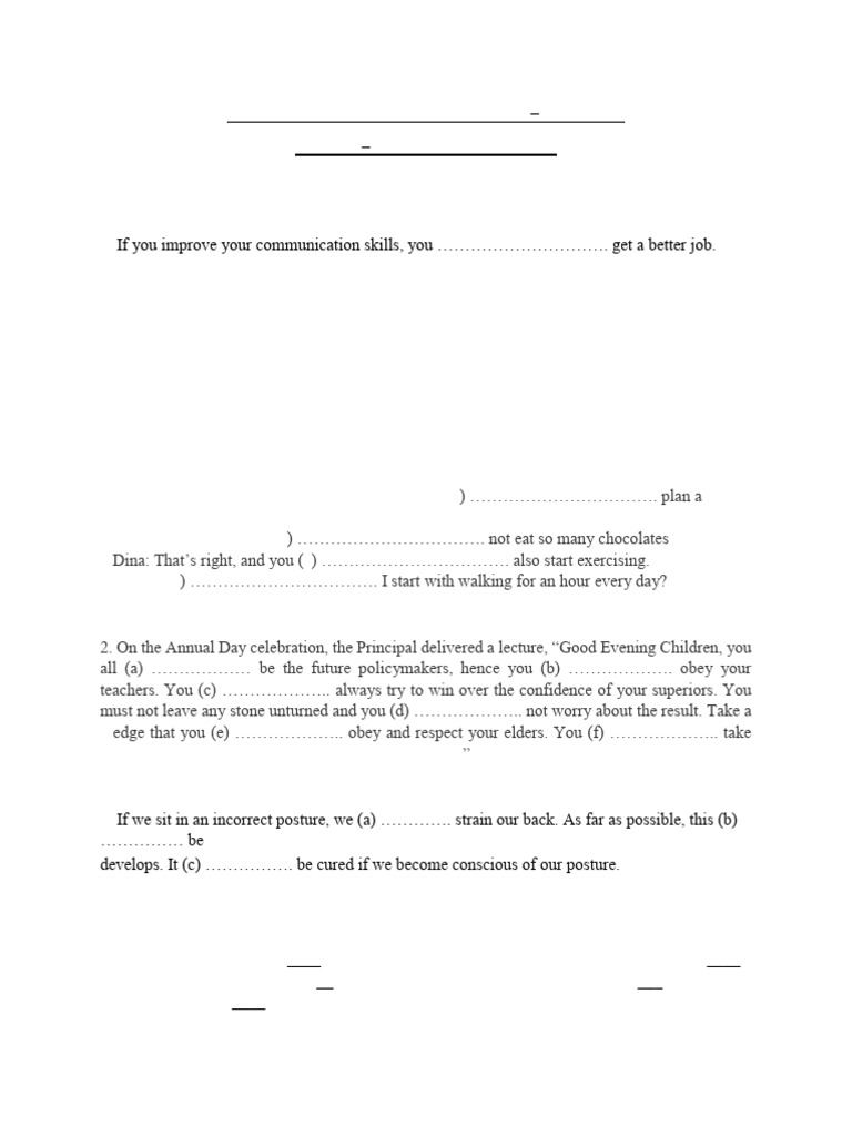 Elt-Grammar Practice Worksheet | PDF