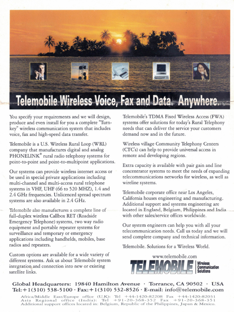 Telemobile F | PDF