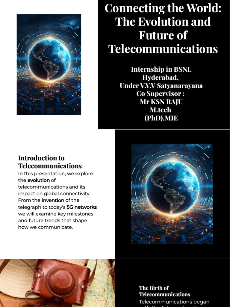 Slidesgo Connecting The World The Evolution and Future of ...