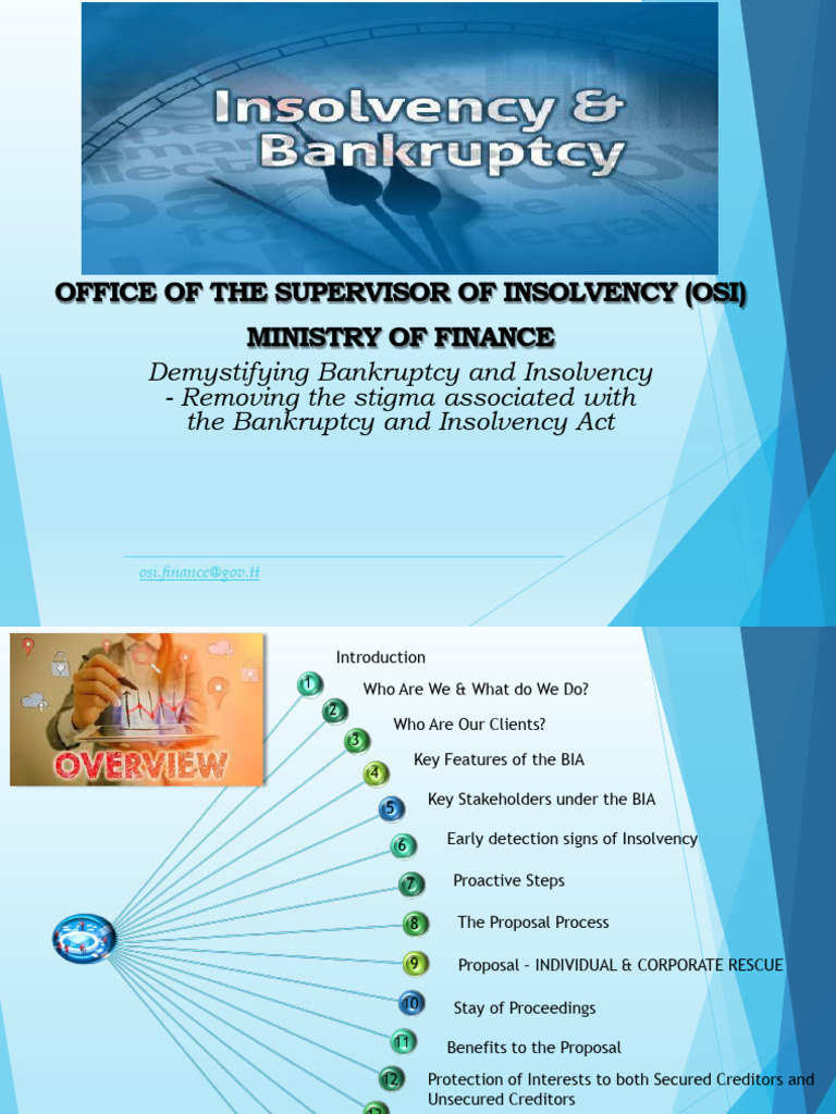 OSI-Presentation-2022-Demystifying-Bankruptcy | PDF