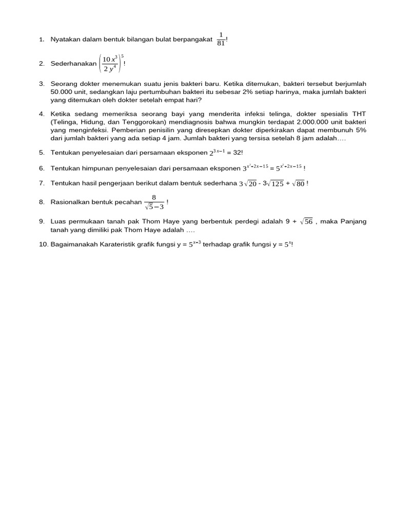 Latihan Soal PHB | PDF