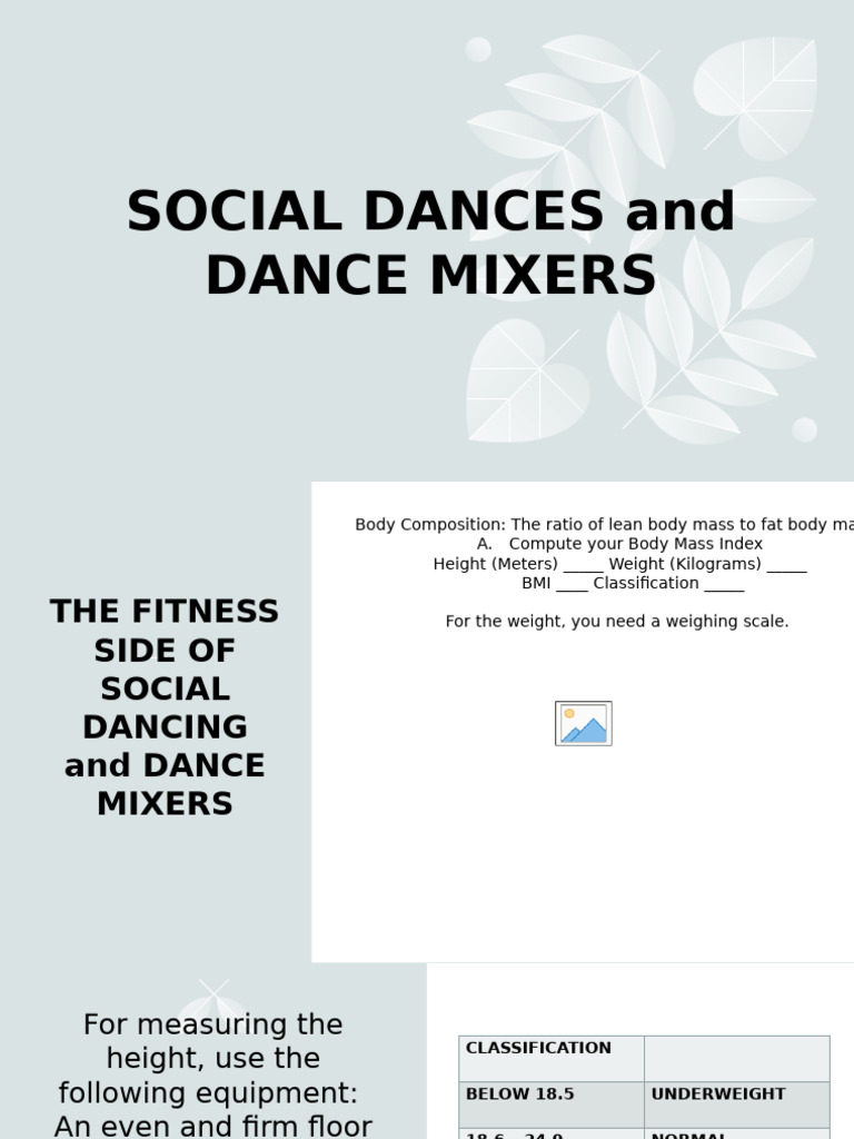 Social Dances and Dance Mixers | PDF