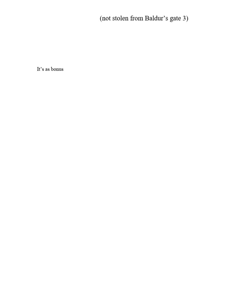 Custom_Rules_Not_from_Baldurs_Gate_3 | PDF Custom_Rules_Not_from_Baldurs_Gate_3 | PDF