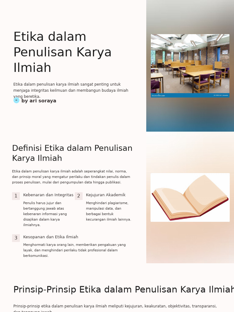 Etika Dalam Penulisan Karya Ilmiah | PDF