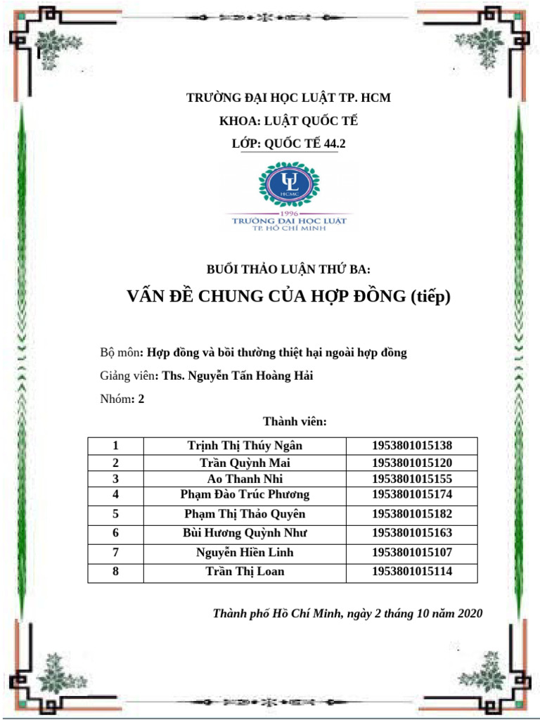 Nhóm 2 TLDS lần 3 1 | PDF