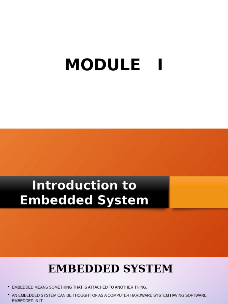 Embedded System Notes | PDF
