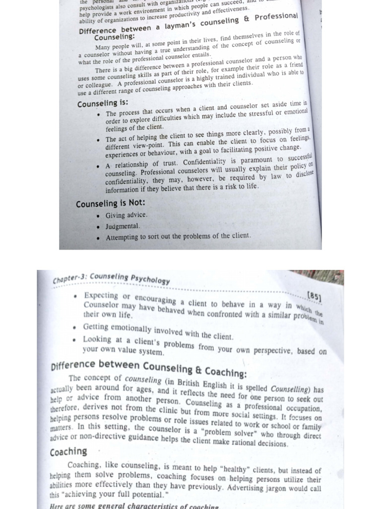 Counseling Intro | PDF