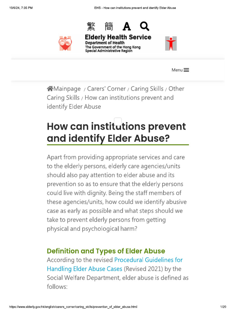 Web - How Can Institutions Prevent and Identify Elder Abuse | PDF