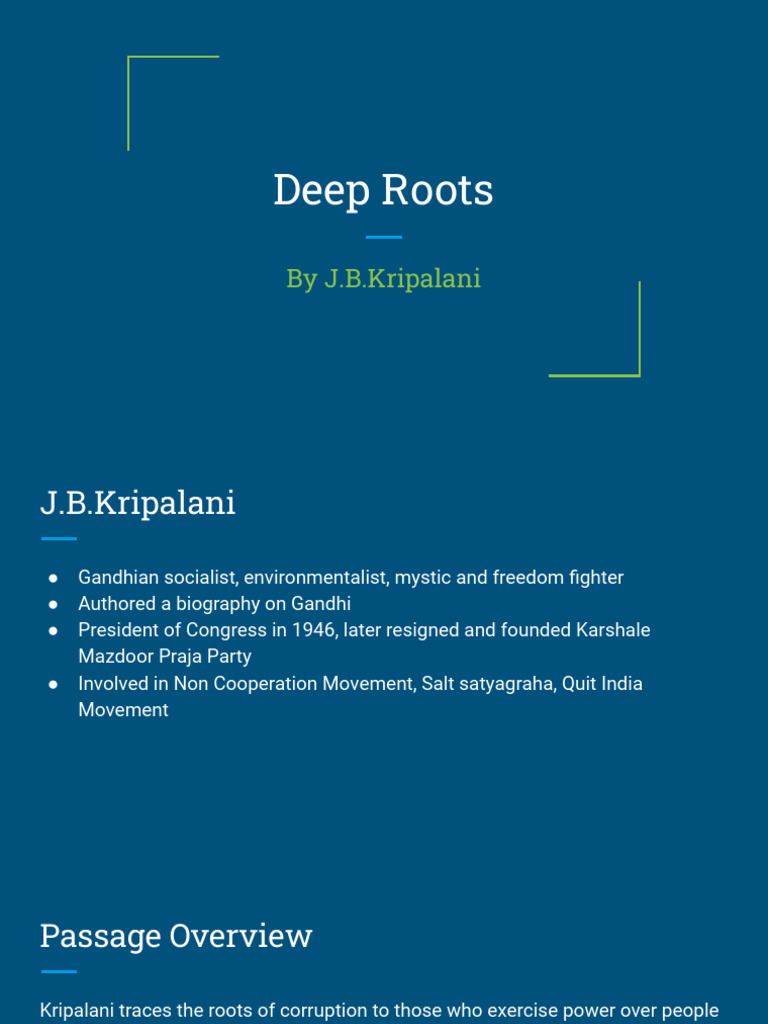 Deep Roots | PDF