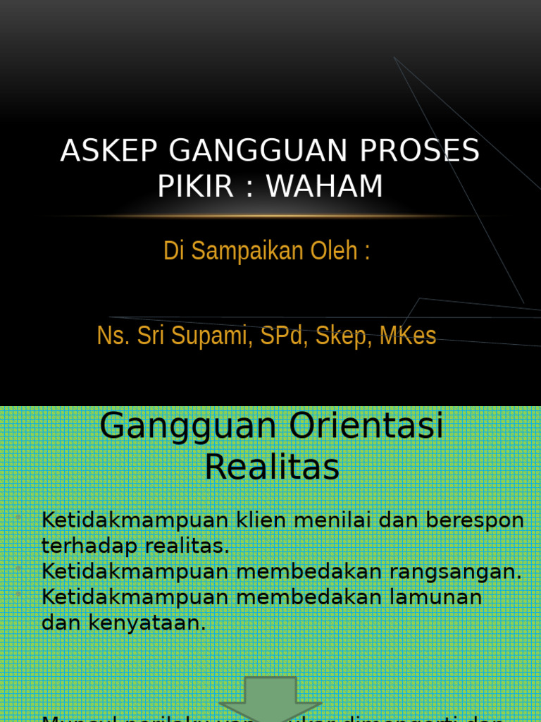 Askep GPP Waham | PDF