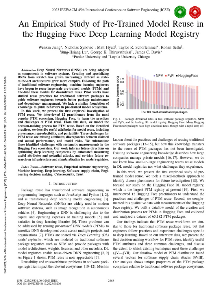 An_Empirical_Study_of_Pre-Trained_Model_Reuse_in_the_Hugging_Face_Deep_Learning_Model_Registry | PDF