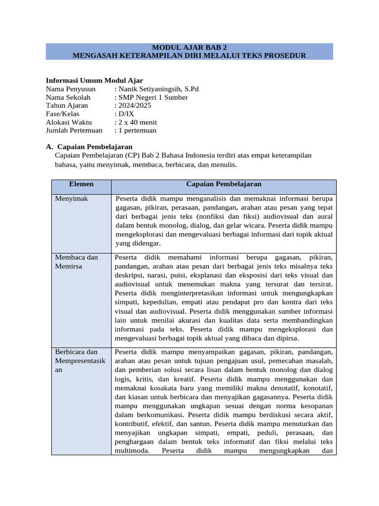 Modul Observasi | PDF