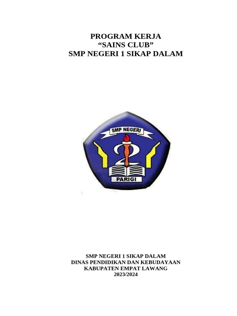 Program Kerja Osn Ipa | PDF